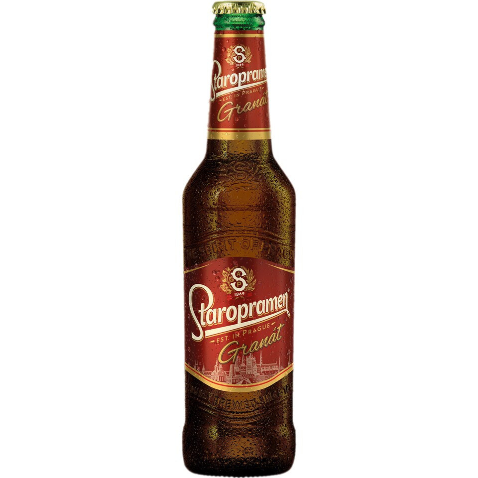 Staropramen | Bere aramie nepasteurizata 0.33L | Mega-image