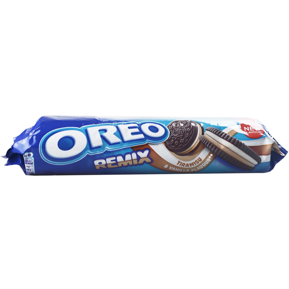 Oreo | Biscuiti cu cacao si crema cu aroma de tiramisu si vanilie 157g ...