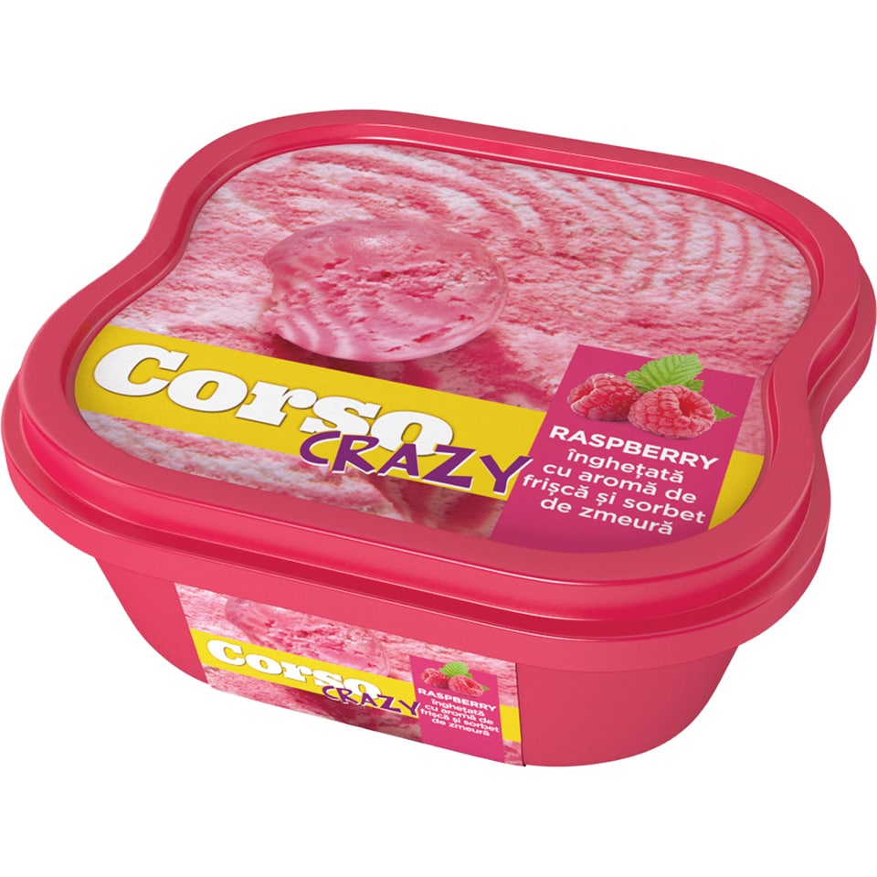 Corso | Crazy | Inghetata rasberry 1l | Mega-image
