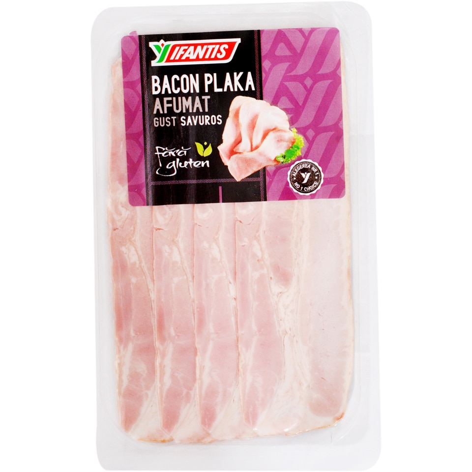 Ifantis | Bacon Plaka feliat 80g | Mega-image