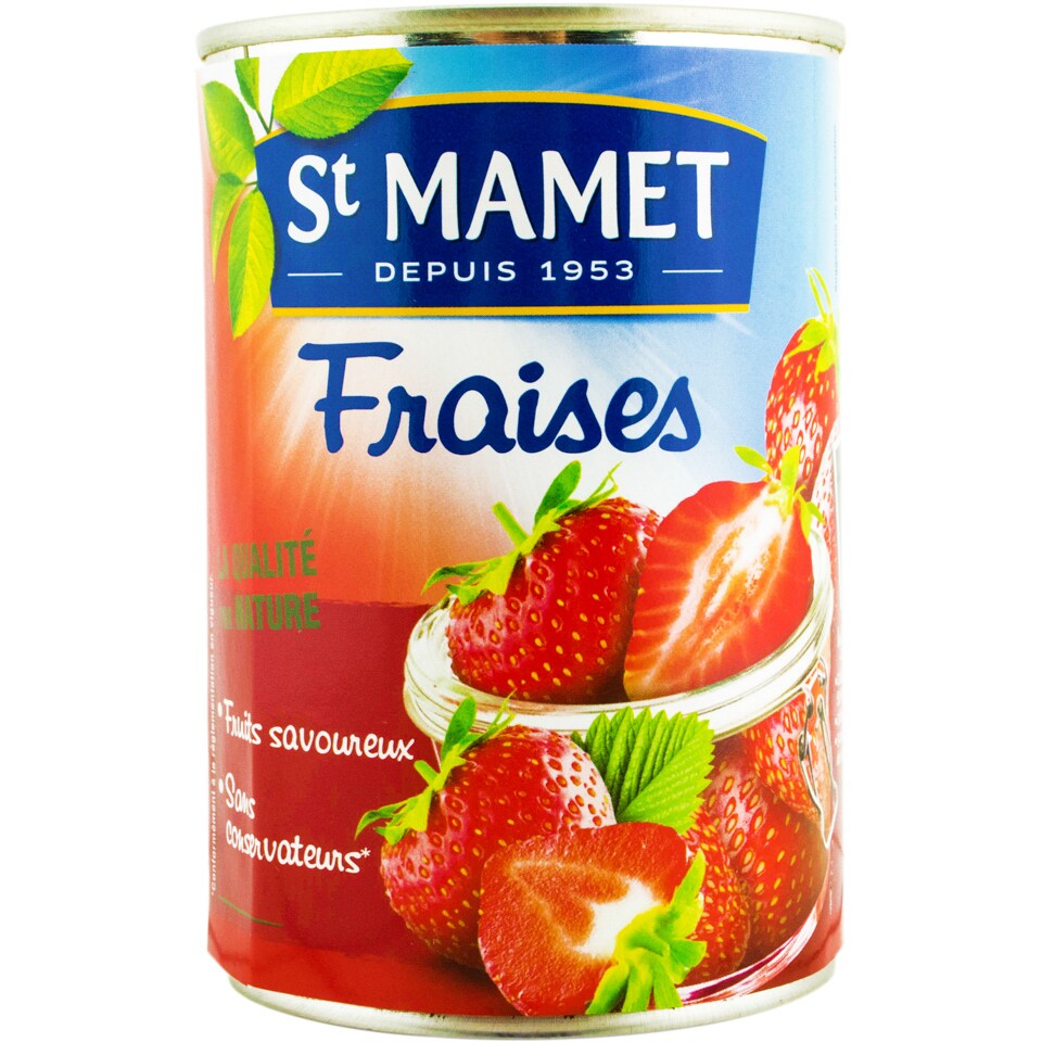 St Mamet | Compot de capsuni 415g | Mega-image