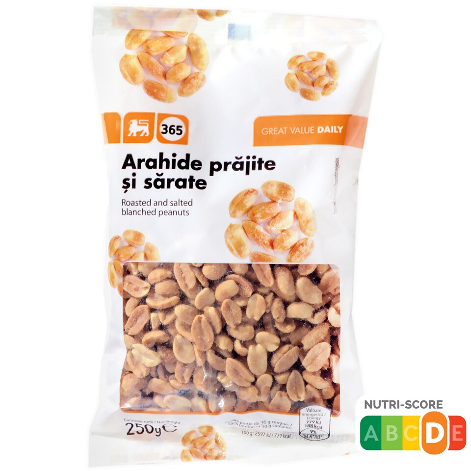 365 | Arahide prajite si sarate 250g | Mega-image