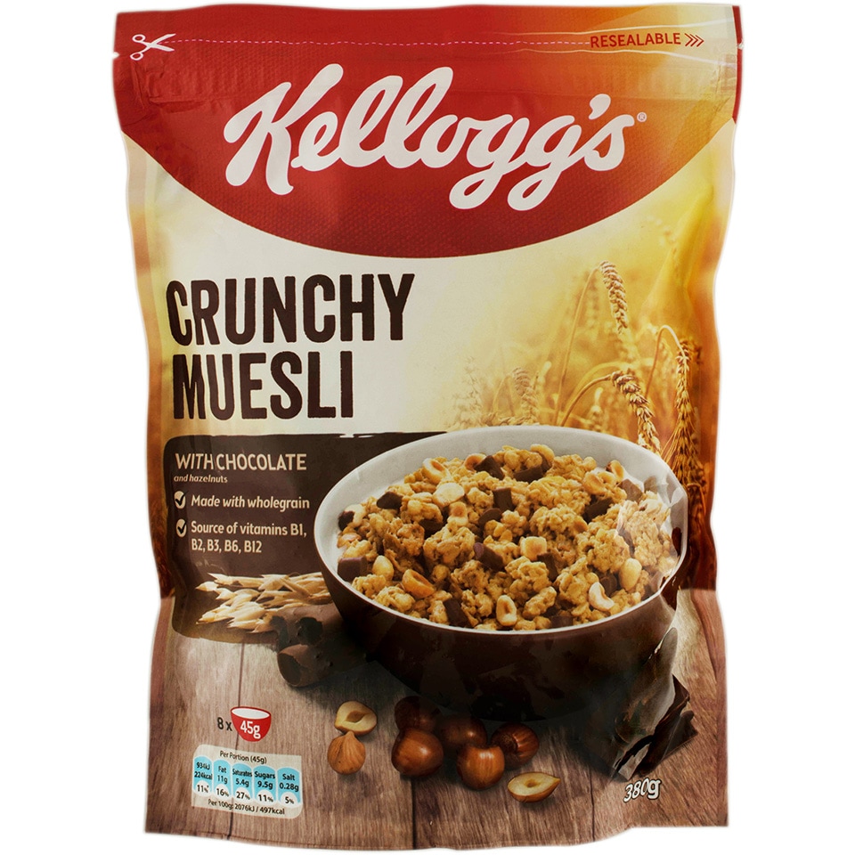 Kellogg's | Mix cereale cu musli si ciocolata 380g | Mega-image
