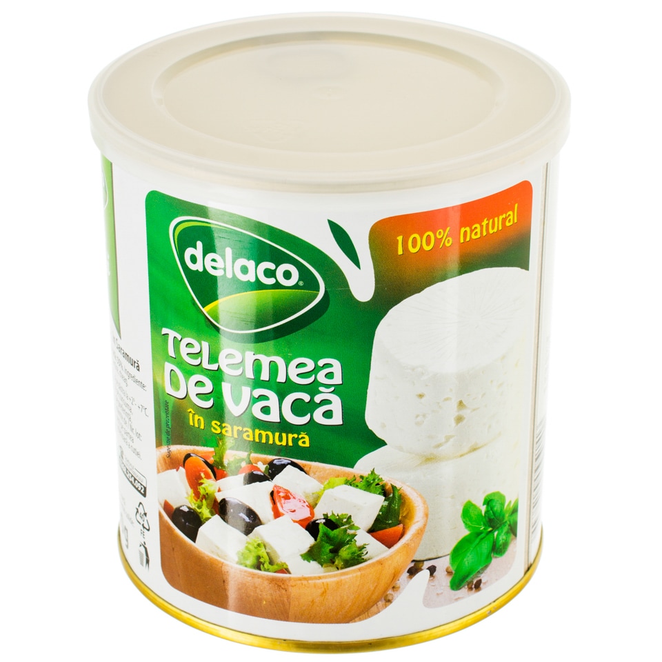 Delaco | Telemea de vaca 500g | Mega-image