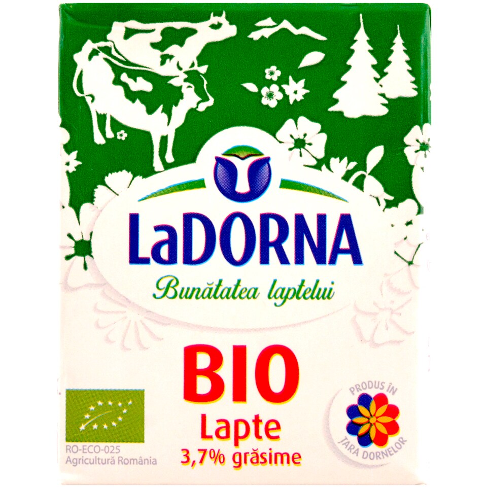 LaDORNA | Lapte ecologic UHT 0.2l | Mega-image