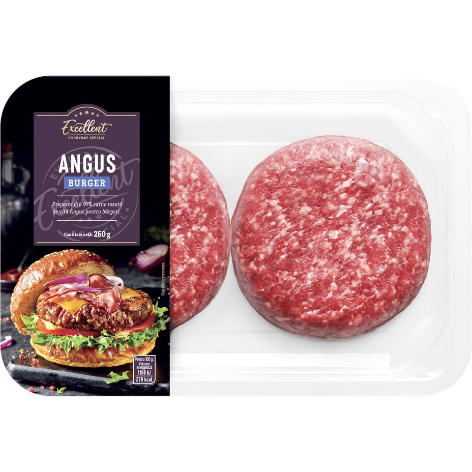 Excellent | Burger vita Angus 260g | Mega-image