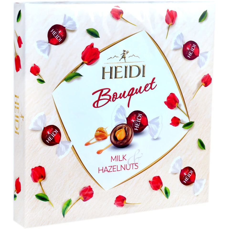 Heidi | Bouquete | Praline de ciocolata cu alune caramelizate 220g ...