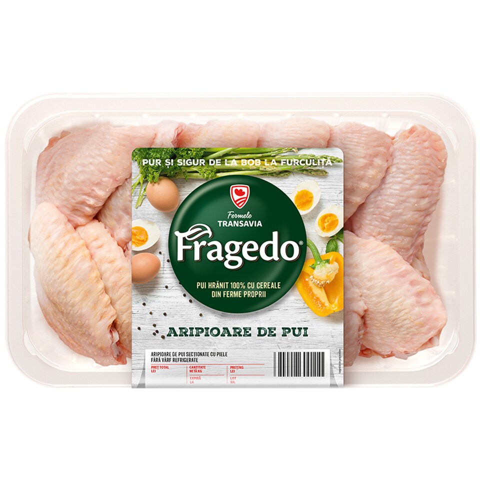 Fragedo | Aripioare de pui cu piele refrigerate kg | Mega-image