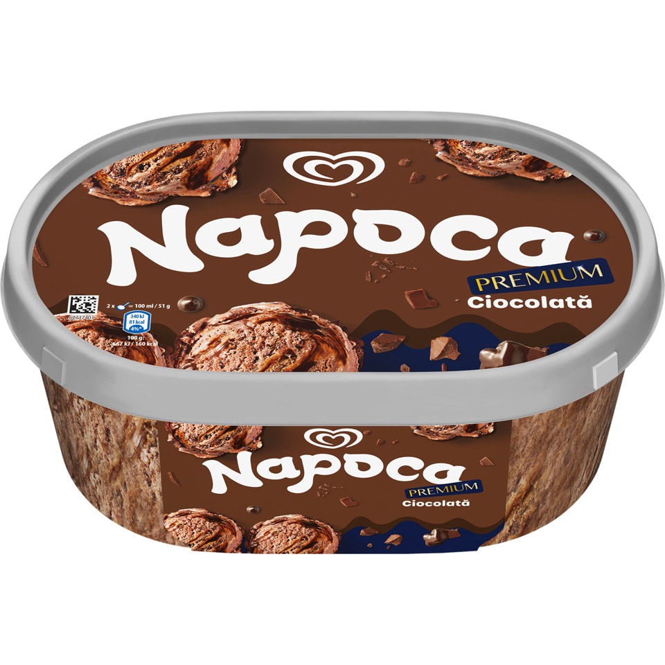 Napoca | Premium | Inghetata Ciocolata 458g | Mega-image
