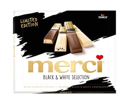 Merci | Specialitati de ciocolata Black & White Selection 240g | Mega-image