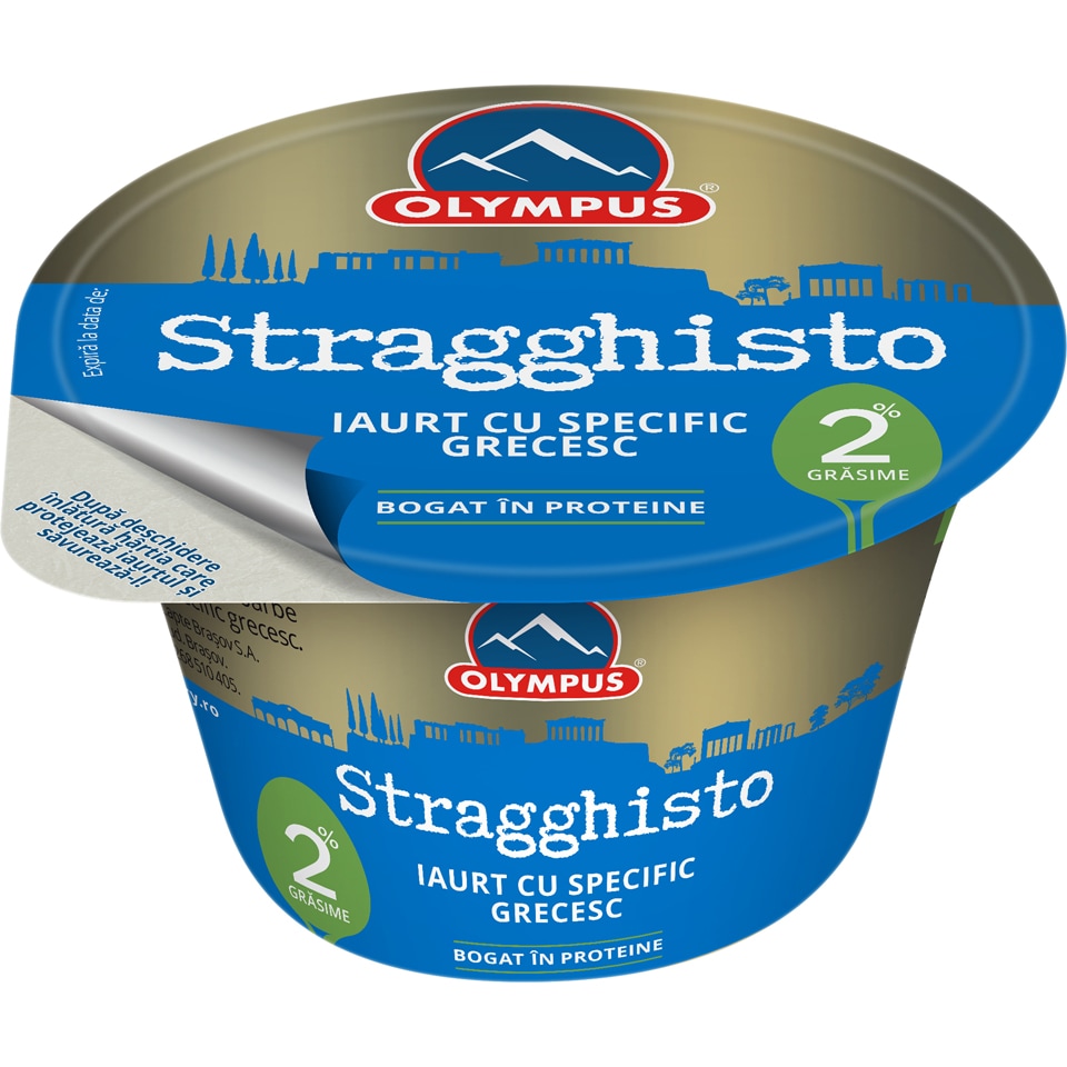 Stragghisto | Iaurt cu specific grecesc 2% grasime 150g | Mega-image