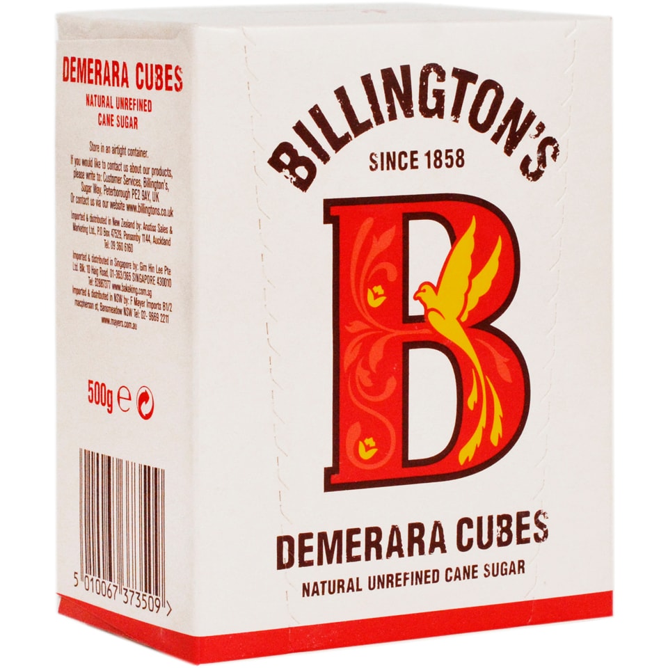 Billington's | Zahar cubic brun nerafinat Demerara 500g | Mega-image