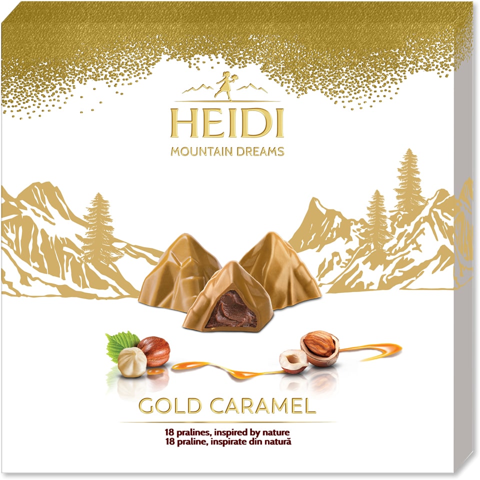 Heidi | Praline Gold Caramel 150g | Mega-image