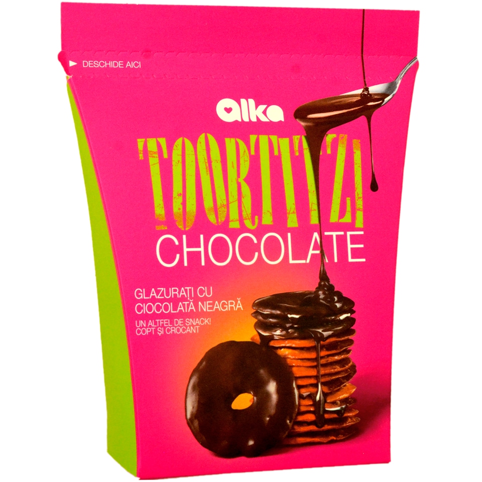 Toortitzi | Toortitzi cu ciocolata neagra 100g | Mega-image