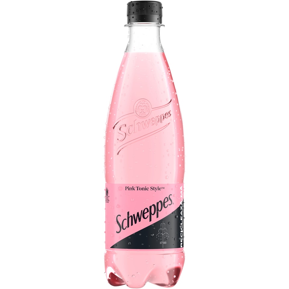 Schweppes | Apa tonica Pink Tonic Style 500ml | Mega-image