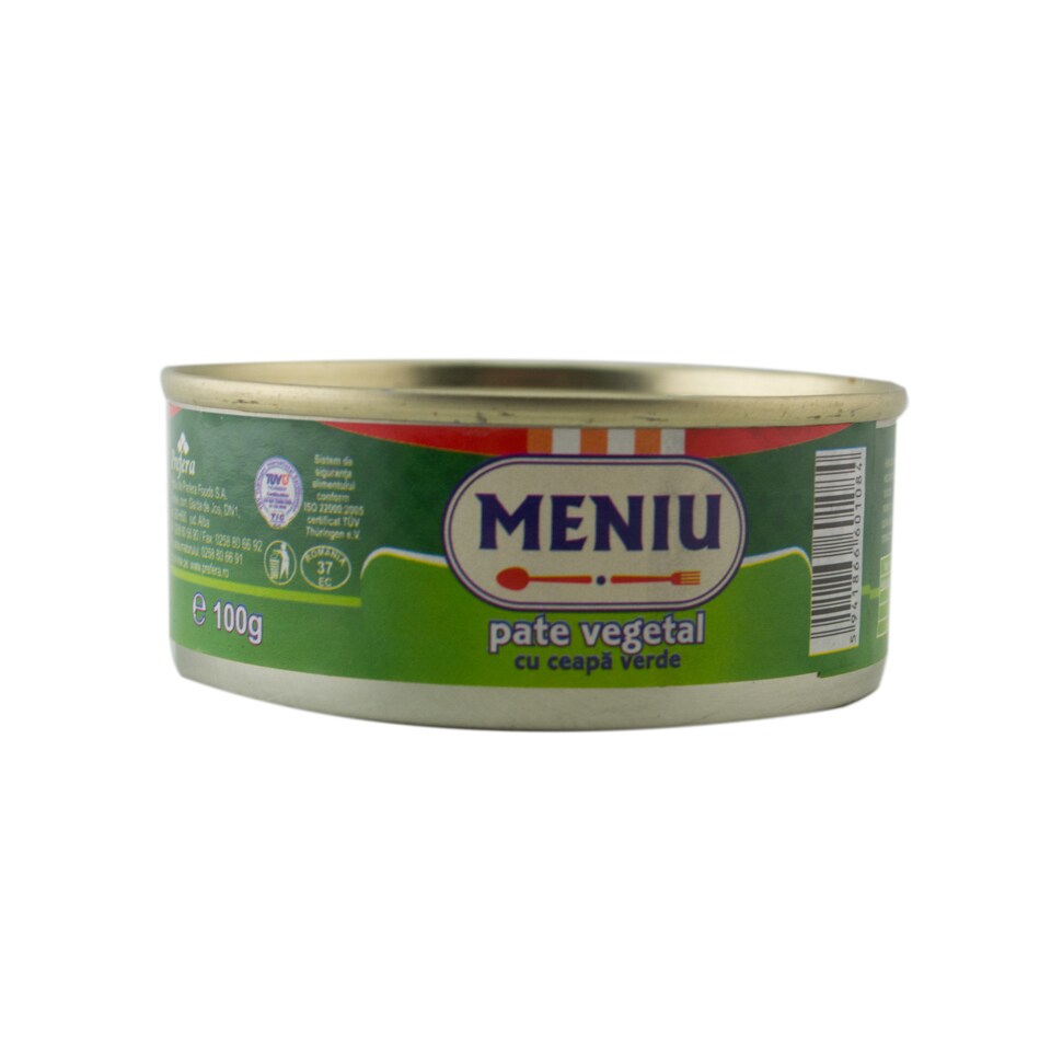 Meniu | Pate vegetal cu ceapa verde 100g | Mega-image