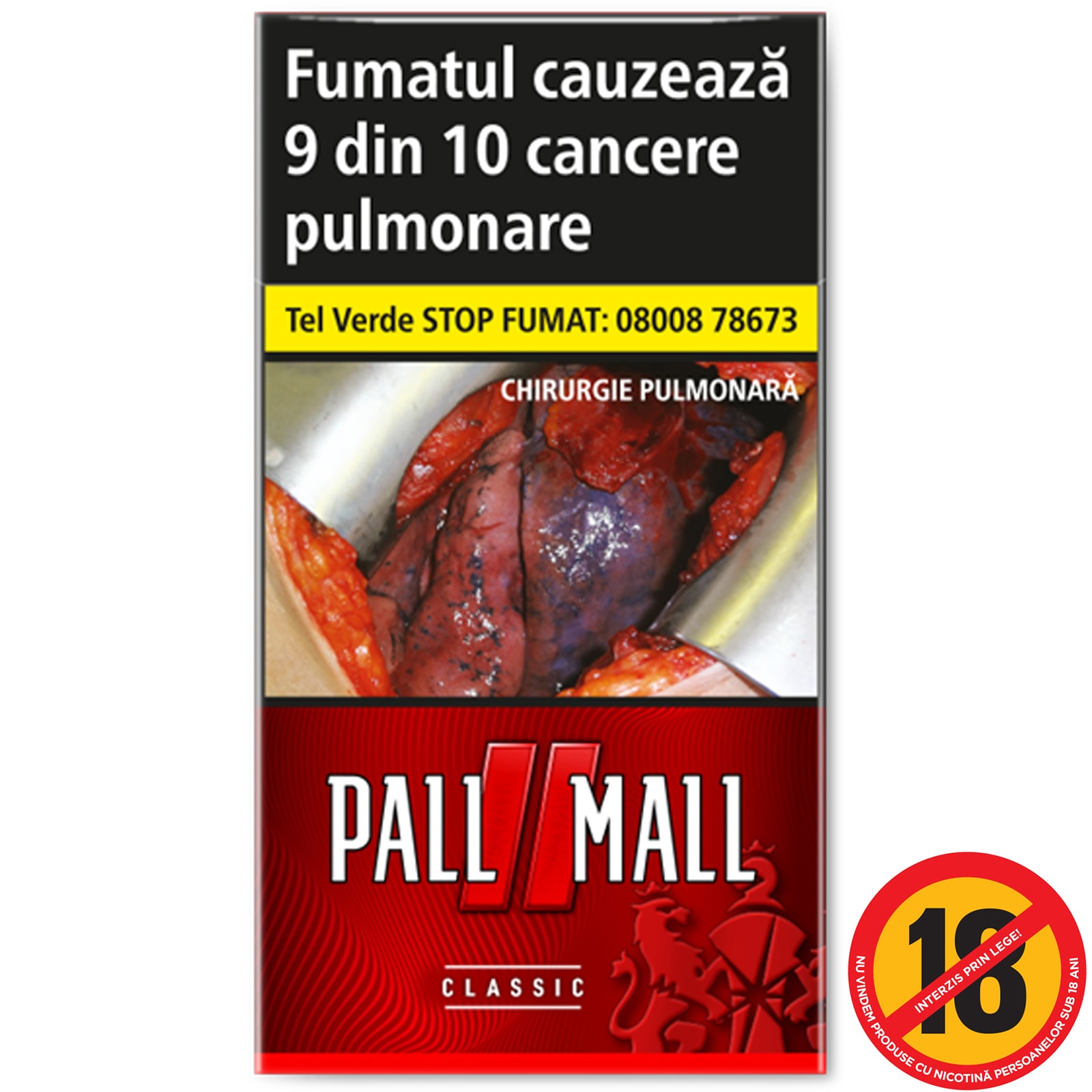 Pall Mall | Tigari Classic Red 100s | Mega-image