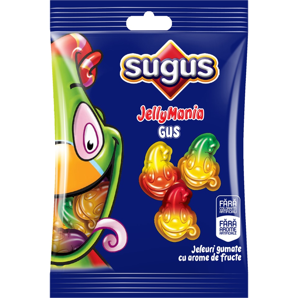 Sugus | Jeleuri gumate cu arome de fructe Gus 75g | Mega-image