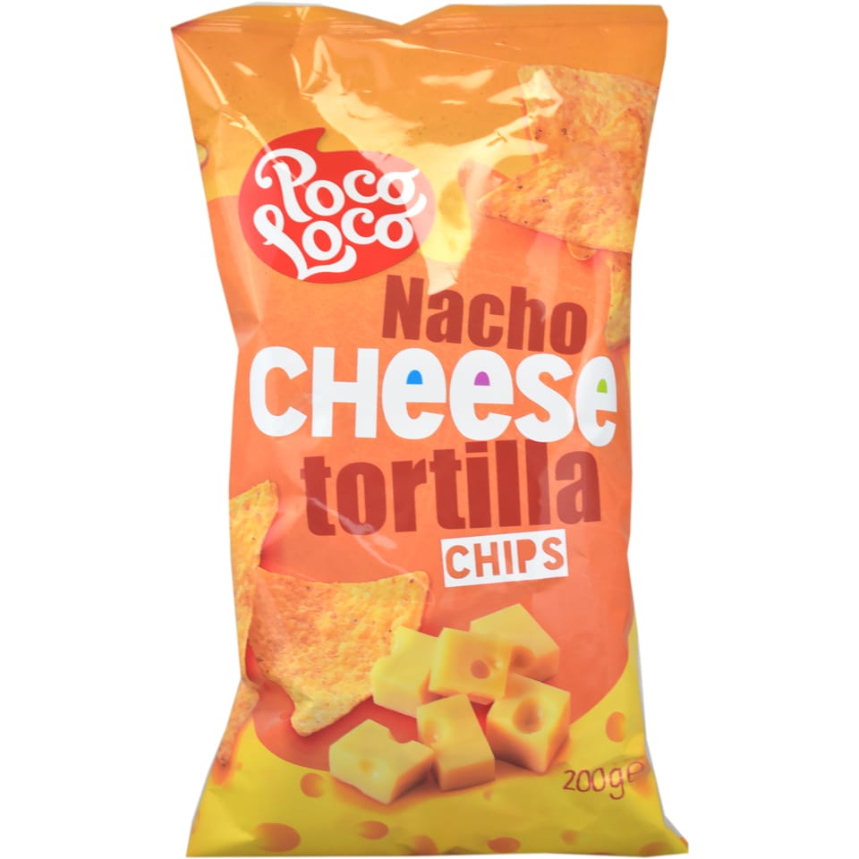 Poco Loco | Tortilla chips cu aroma de branza 200g | Mega-image