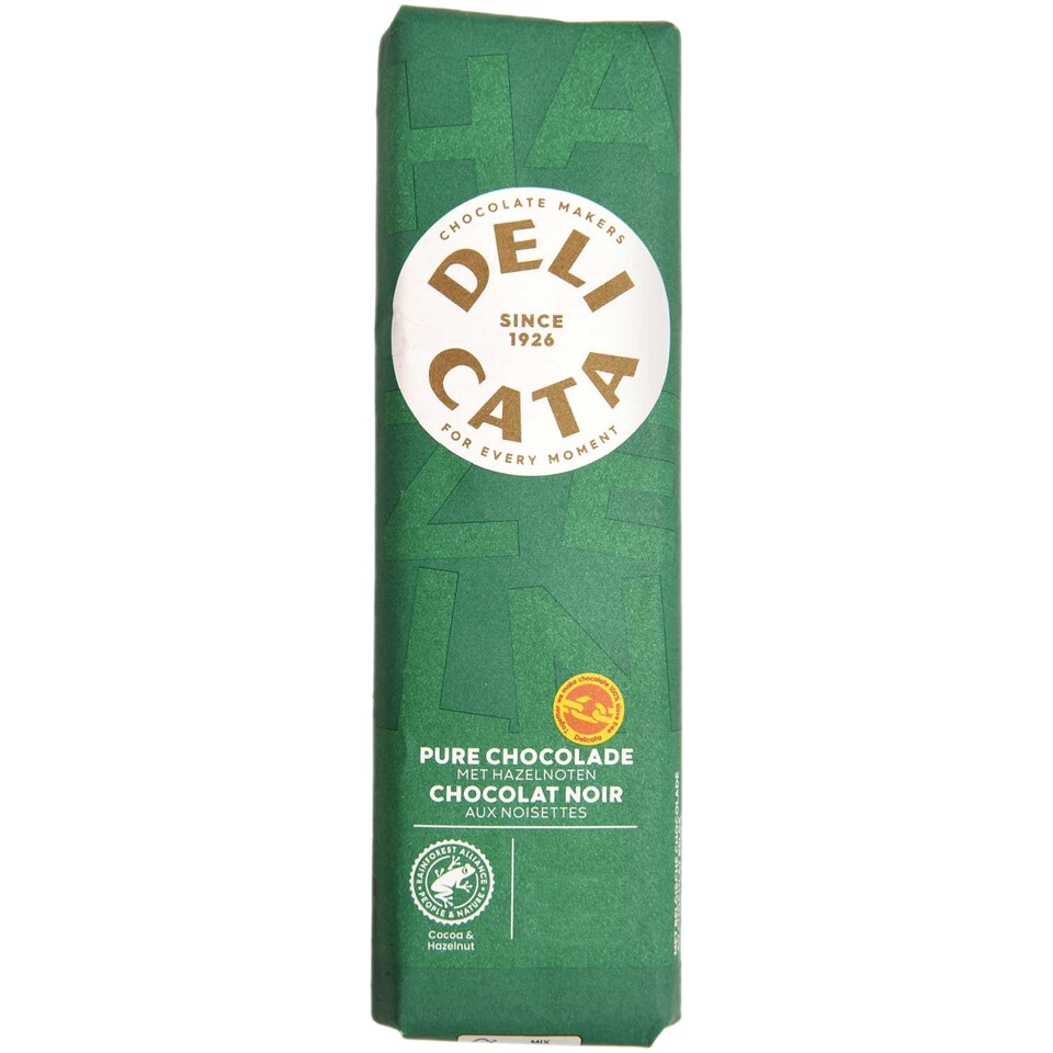 Delicata | Ciocolata neagra cu alune de padure 100g | Mega-image