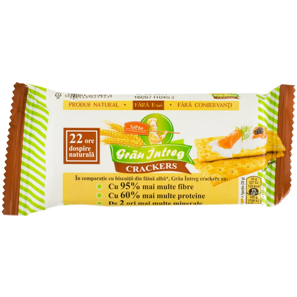 Vel Pitar | Grau intreg | Crackers 30g | Mega-image