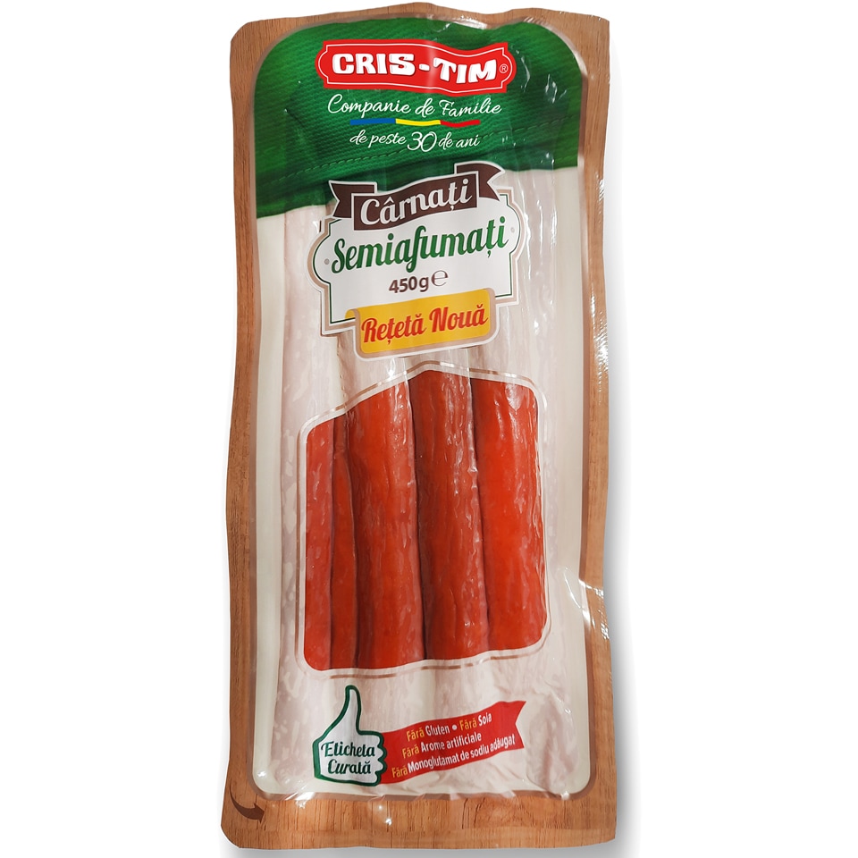 Cris-Tim | Carnati semiafumati 450g | Mega-image