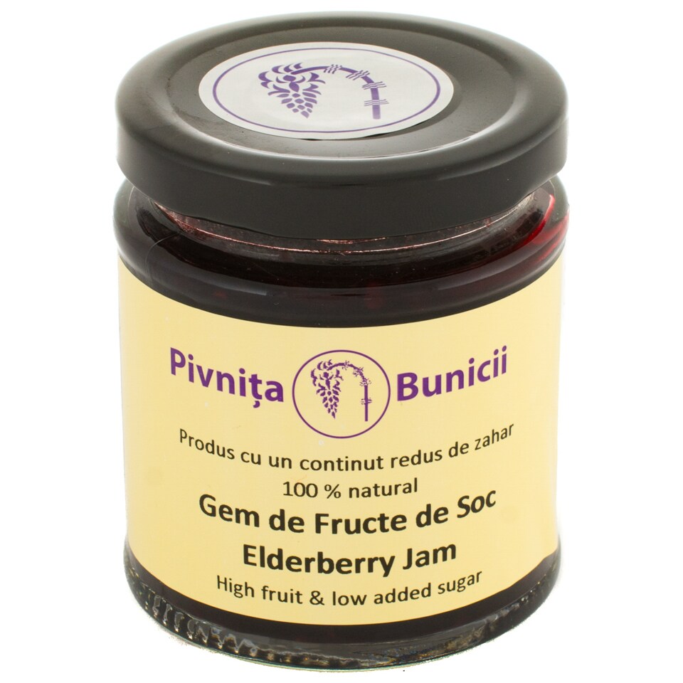 Pivnita Bunicii | Gem de fructe de soc 190g | Mega-image