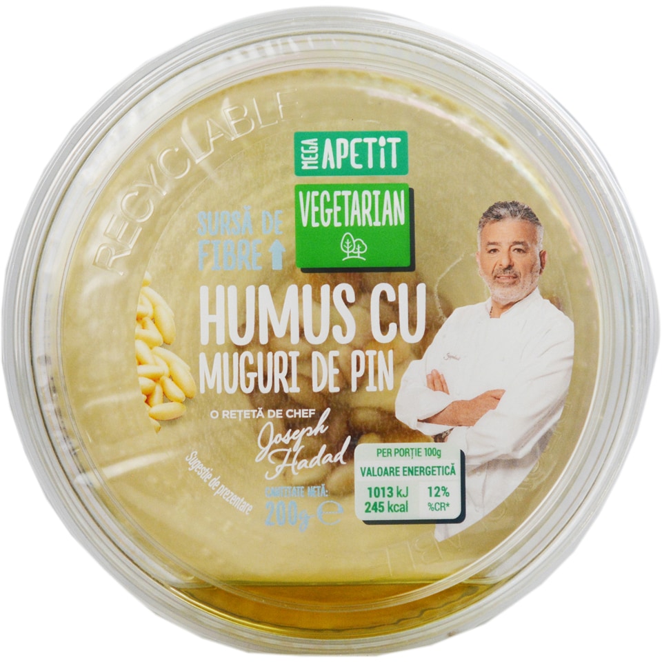 Mega Apetit | Humus cu muguri de pin 200g | Mega-image