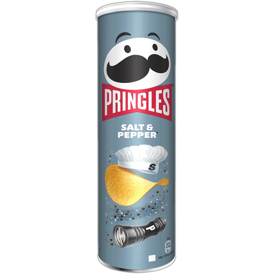 Pringles | Chips cu sare si piper 165g | Mega-image