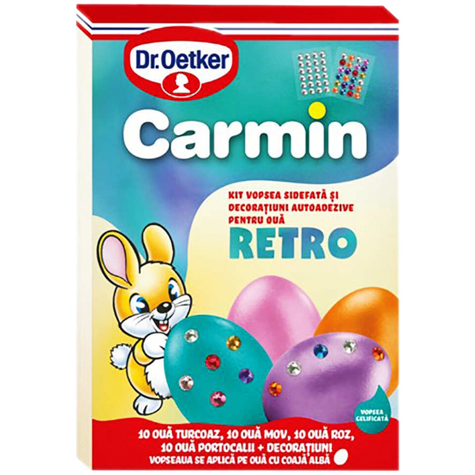 Dr. Oetker | Carmin | Kit retro 40 oua 20ml | Mega-image
