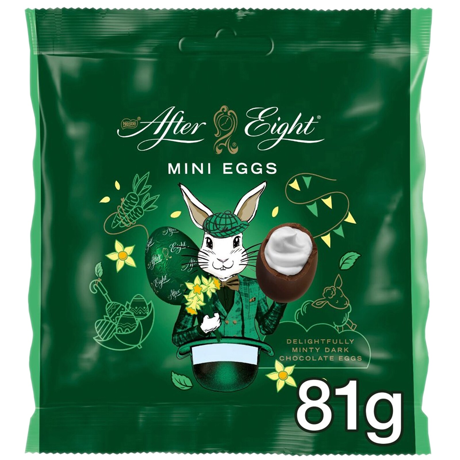 After Eight | Mini oua de ciocolata cu crema cu aroma de menta 81g ...