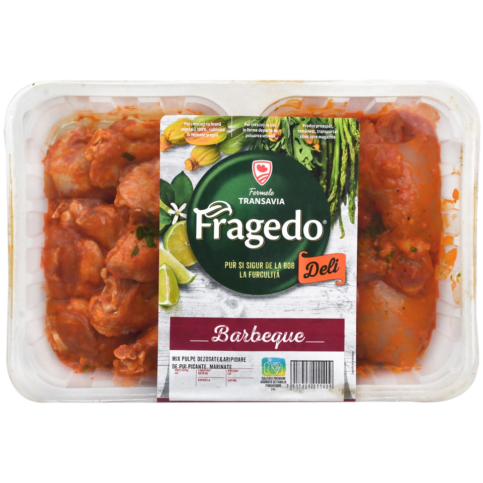 Fragedo | Mix barbeque pulpe dezosate si aripioare de pui picante ...