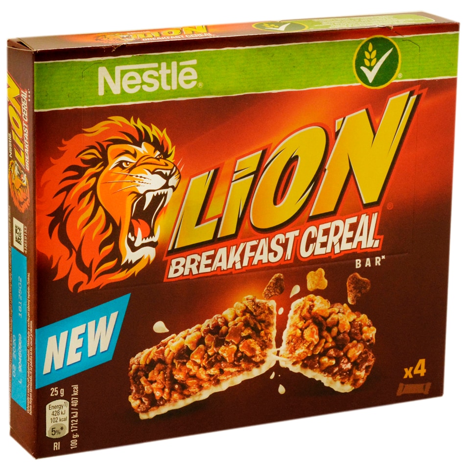 Lion | Baton de cereale cu pasta de caramel si ciocolata cu lapte 4X25g ...