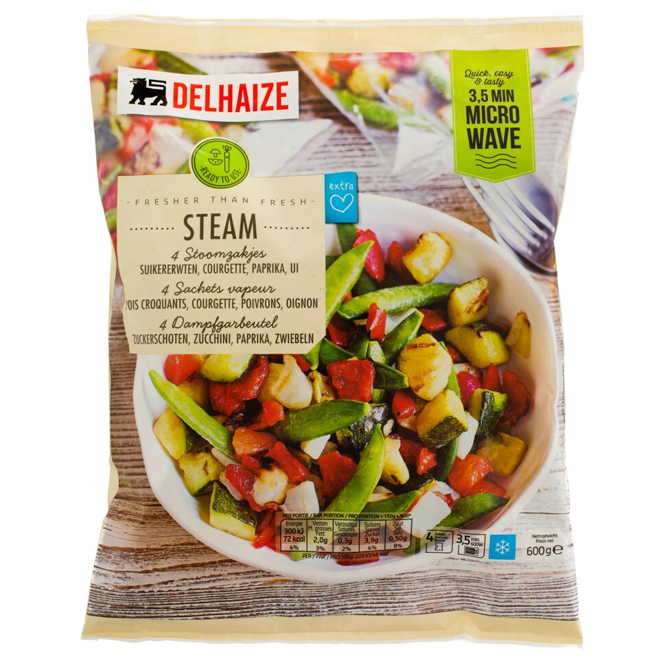 Delhaize | Legume congelate conopida, fasole verde si morcov 6 bucati ...