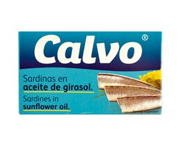 Calvo | Sardine in ulei de floarea soarelui 120g | Mega-image