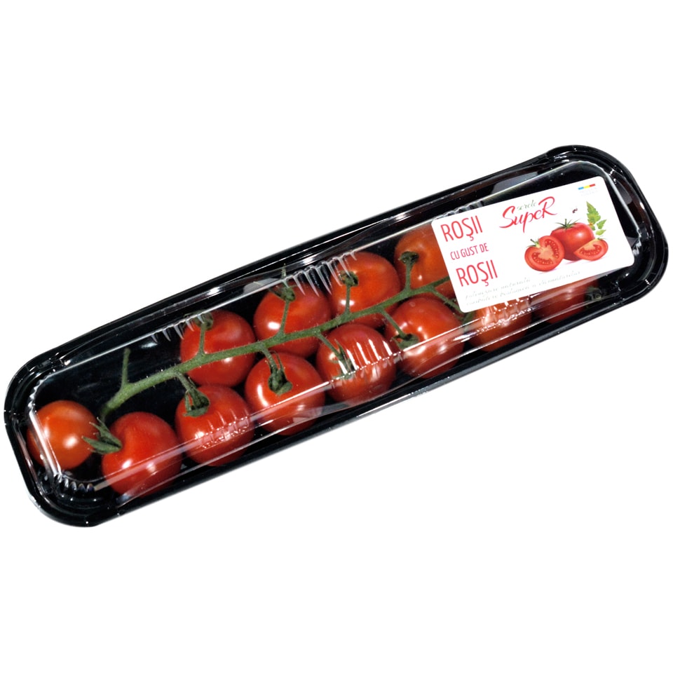 (produs ambalat) | Rosii cherry ciorchine 250g | Mega-image