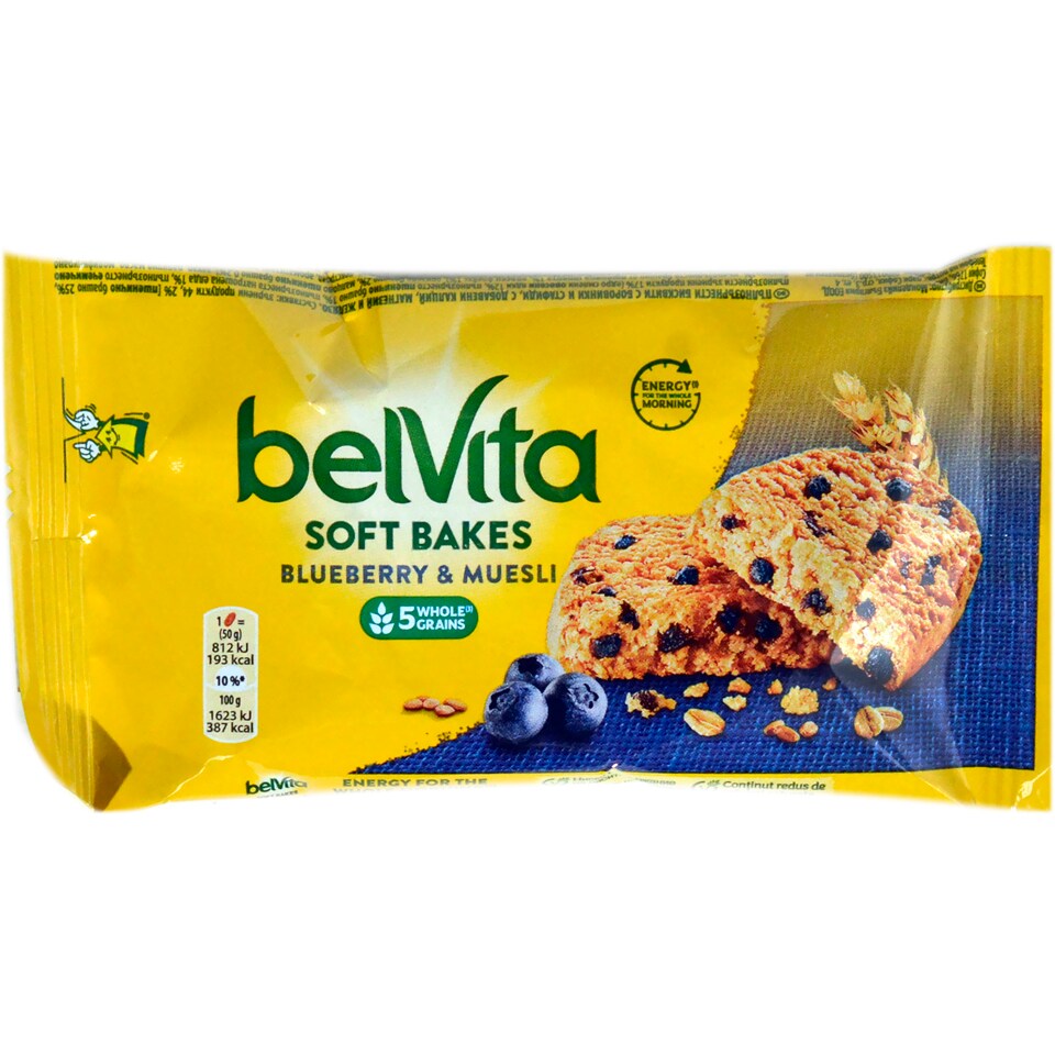 BelVita Breakfast | Soft Bakes | Biscuiti cu afine si musli 50g | Mega ...