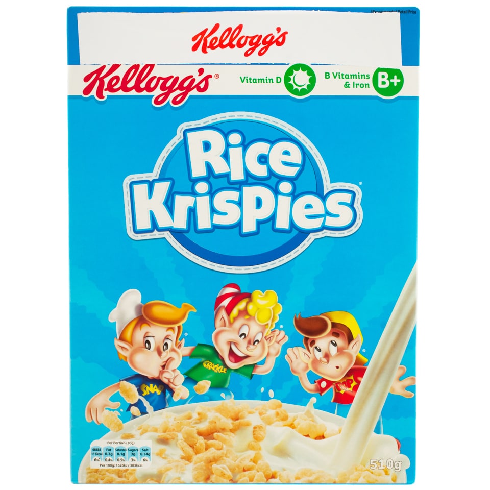 Kellogg's | Fulgi de orez Rice Krispies 510g | Mega-image