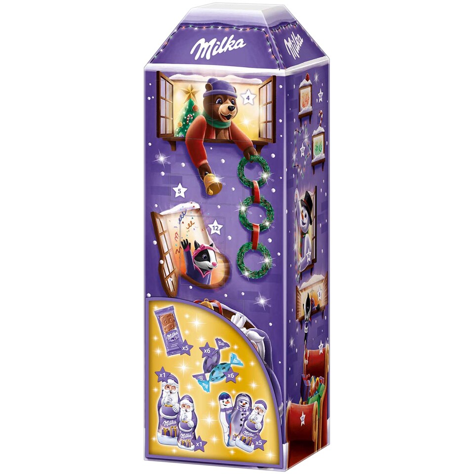 Milka | Ciocolata mix Craciun 229g | Mega-image