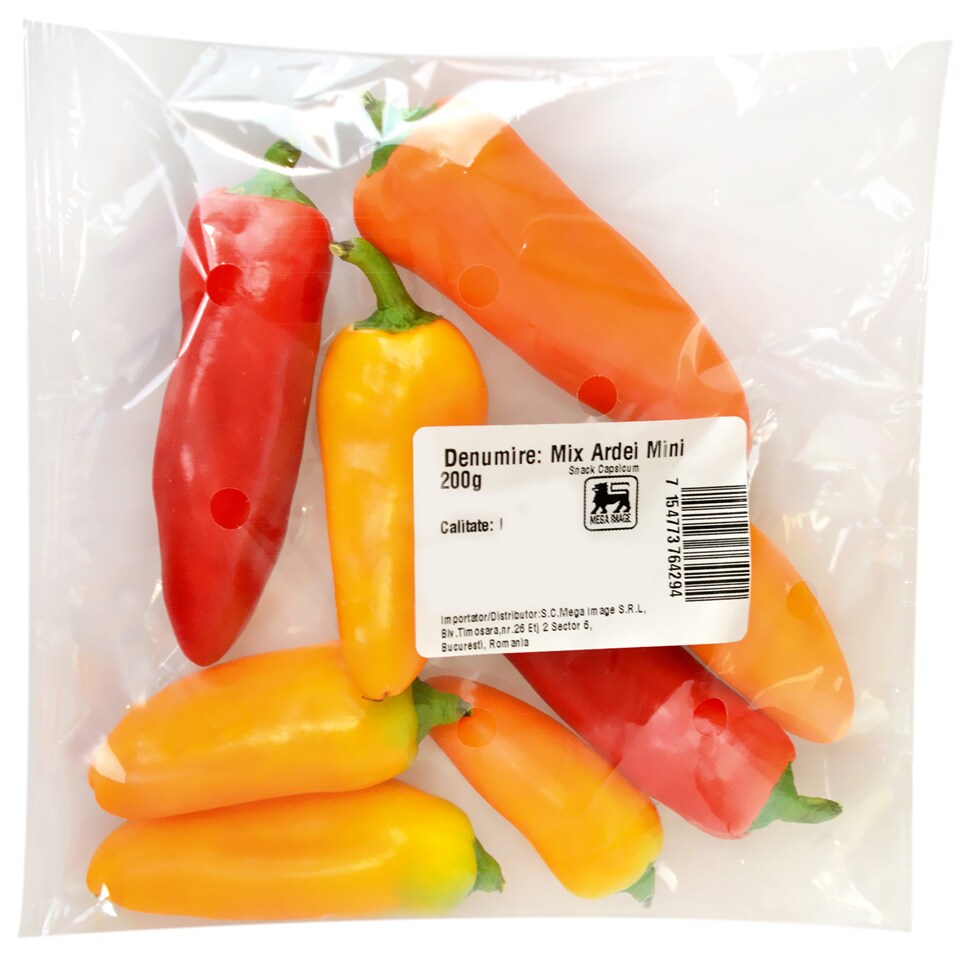 (bucata) | Mix de ardei mini 200g | Mega-image