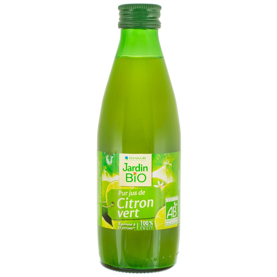 Jardin Bio' | Suc concentrat de lamaie verde bio cu 100% fruct 250g ...