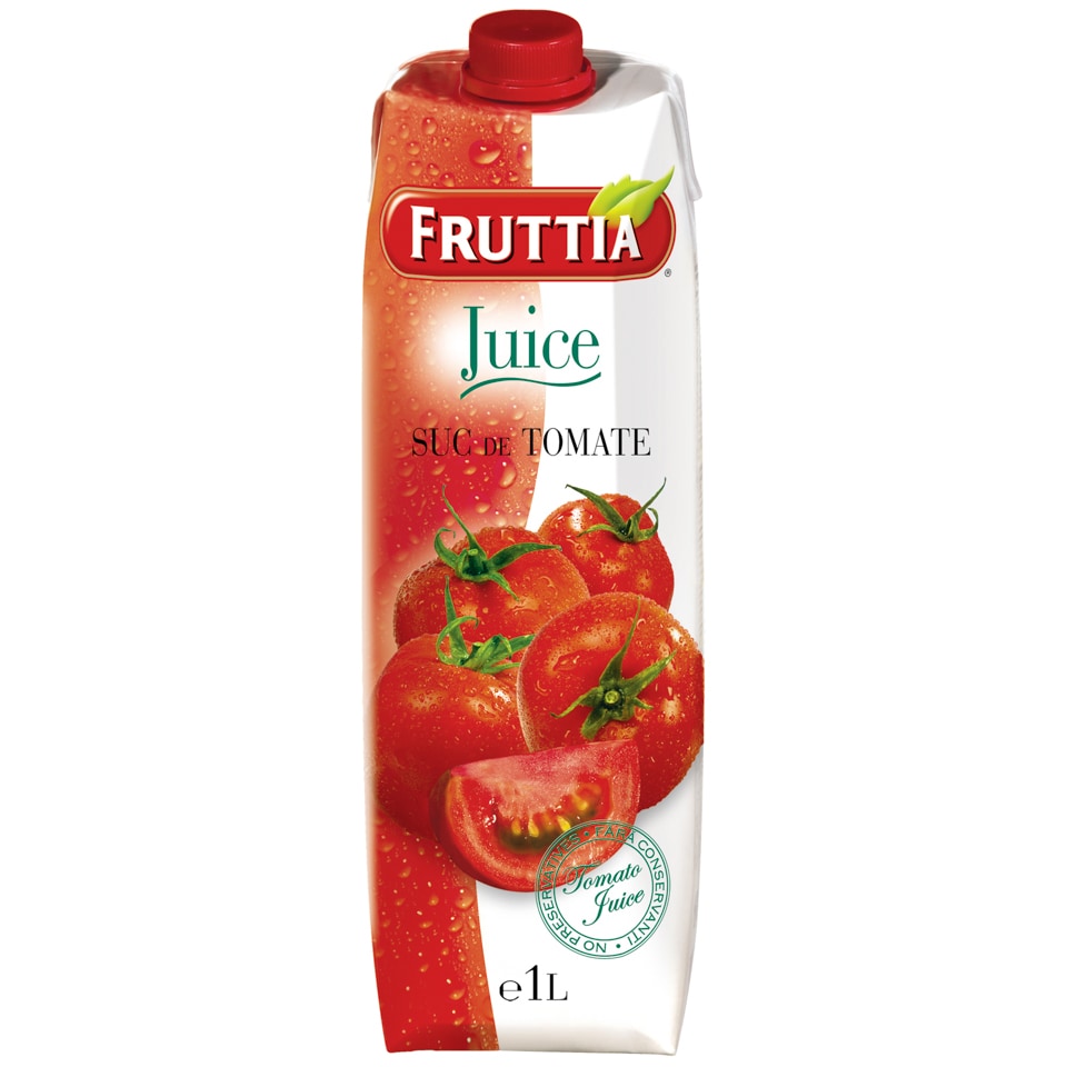 Fruttia | Suc de rosii 100% 1l | Mega-image