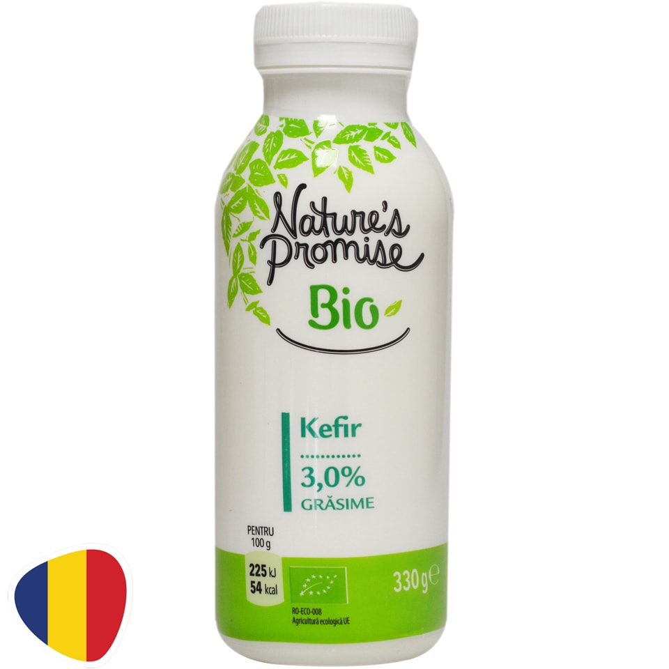 Nature's Promise Bio | Kefir bio 3% grasime 330g | Mega-image