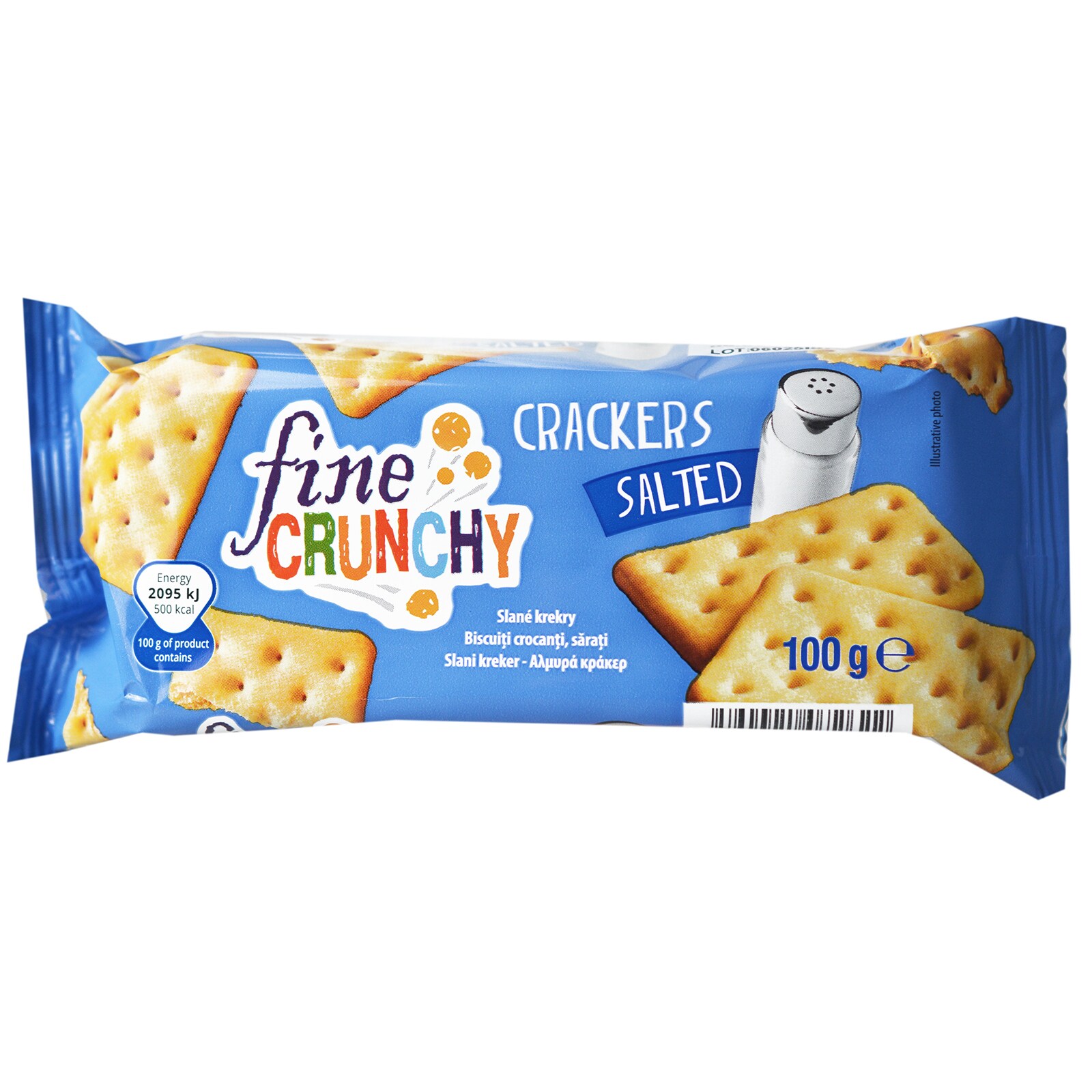 Fine Crunchy | Biscuiti crocanti, sarati 100g | Mega-image