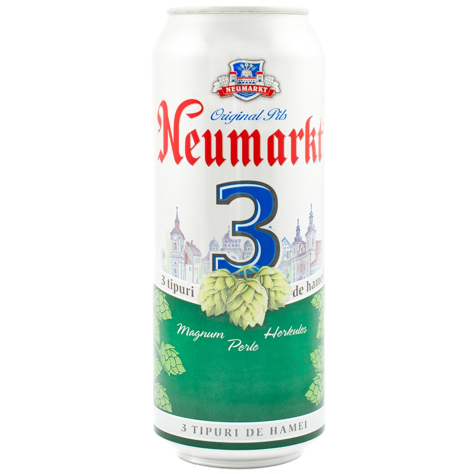Neumarkt | Bere blonda cu 3 tipuri de hamei 0.5l | Mega-image