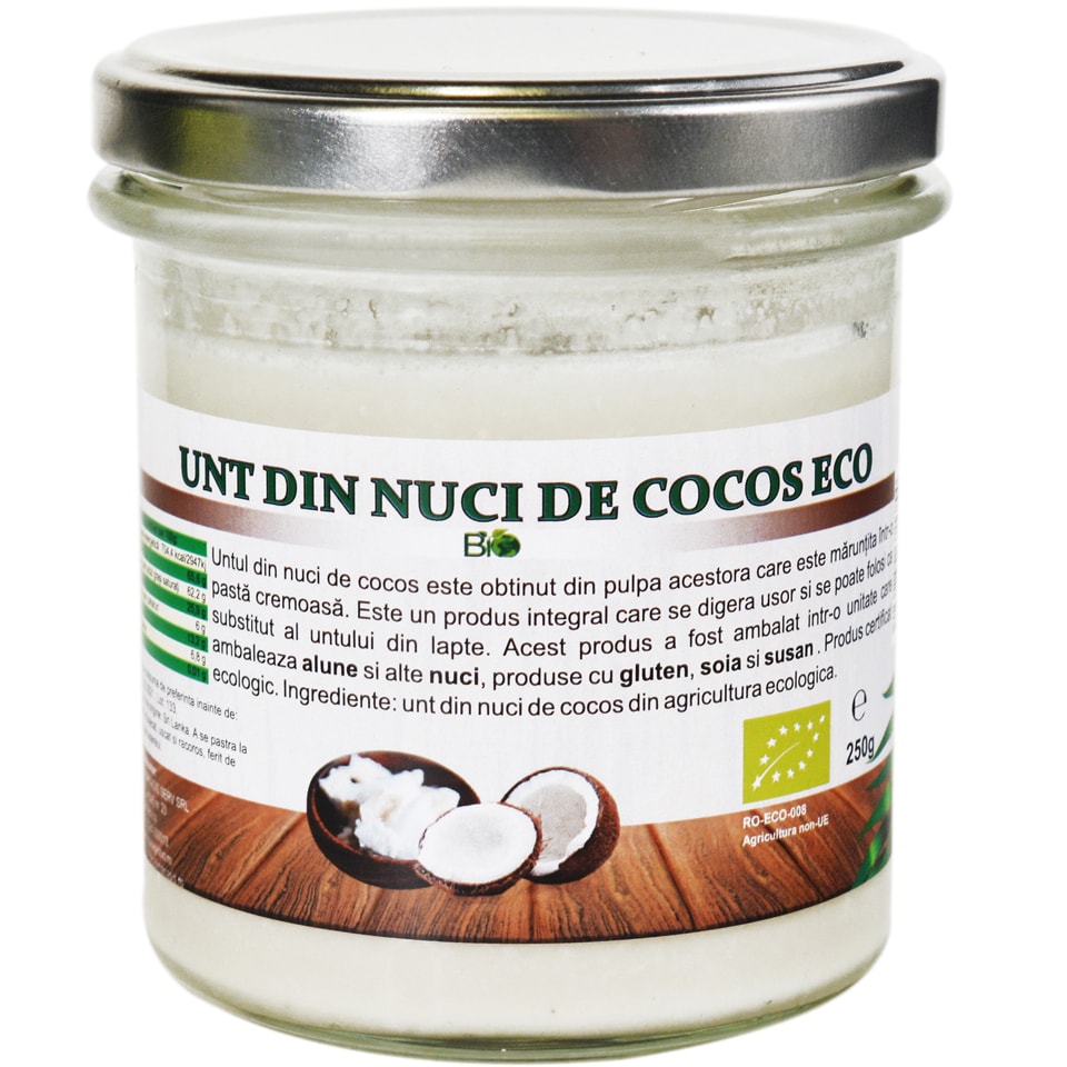 Managis | Unt din nuci de cocos eco 250g | Mega-image