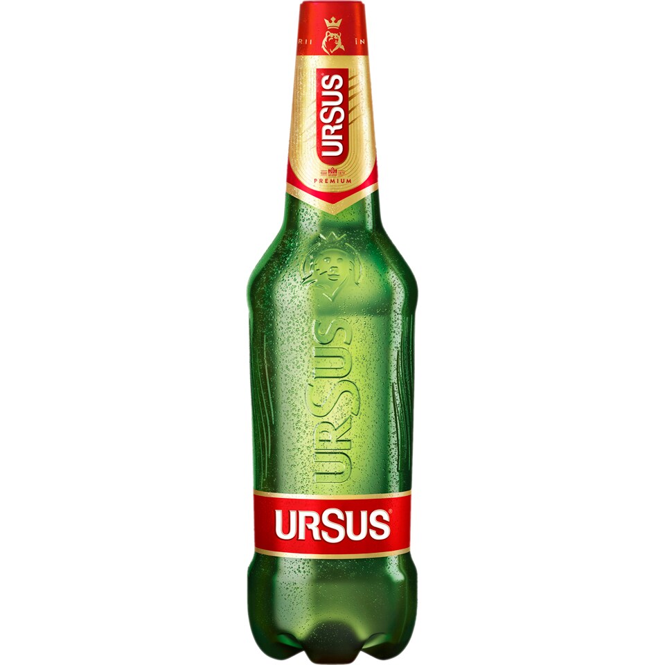 Ursus | Premium | Bere blonda pasteurizata 1L | Mega-image