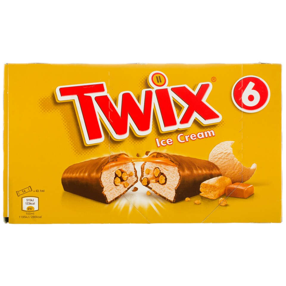 Twix | Inghetata 6x34ml | Mega-image