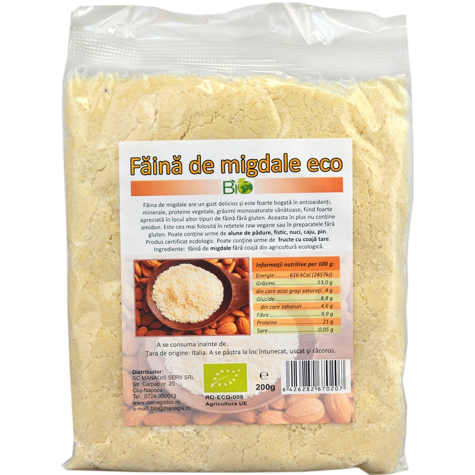 Managis | Faina de migdale eco 200g | Mega-image