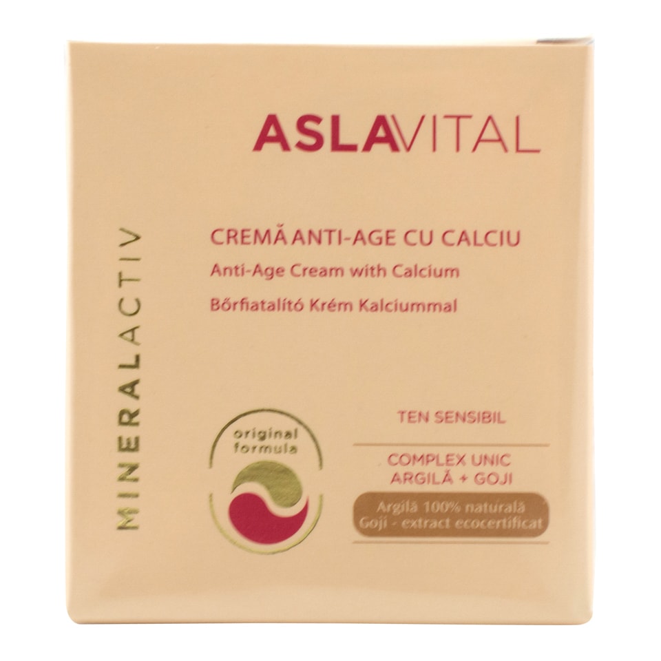 ASLAVITAL | Mineralactiv | Crema de fata antirid cu calciu 50ml | Mega ...
